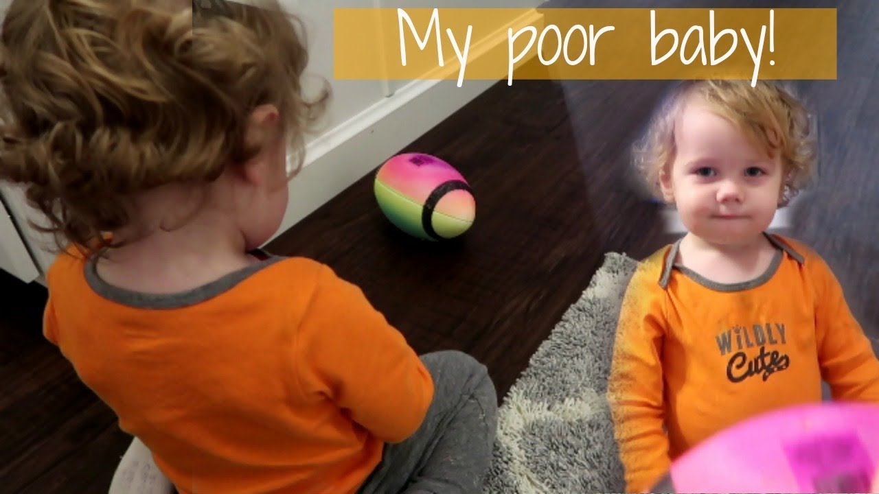 My POOR baby! Day in the life of a mommy! - YouTube