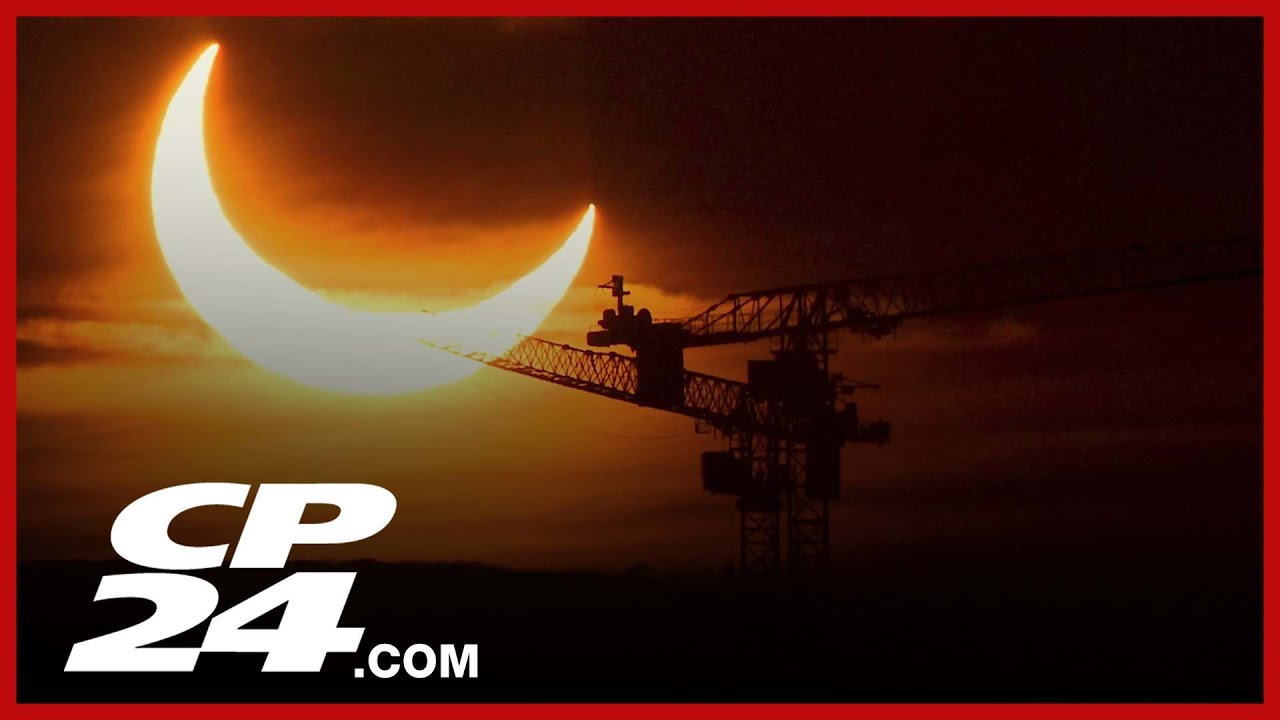 Solar eclipse viewing in Ontario could be hampered by cloudy skies - YouTube