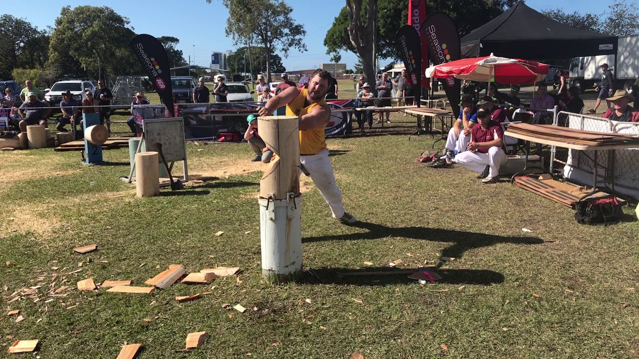 300mm Queensland Standing Block Hard Hitting Championship Heat 2 M ...