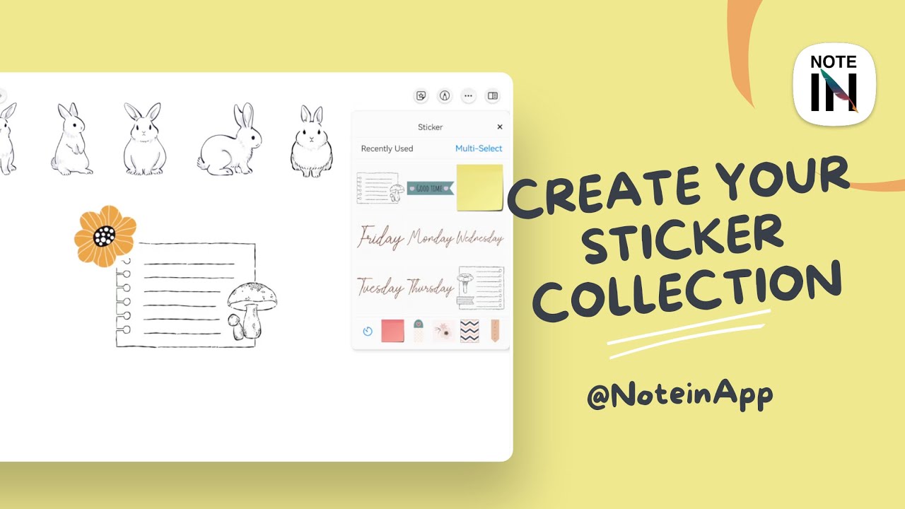Learn to Notein: Sticker Magic - YouTube