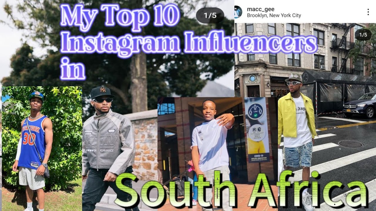 My Top 10 Instagram Influencers In South Africa || Hope Kganyago RSA 🇿🇦 ...