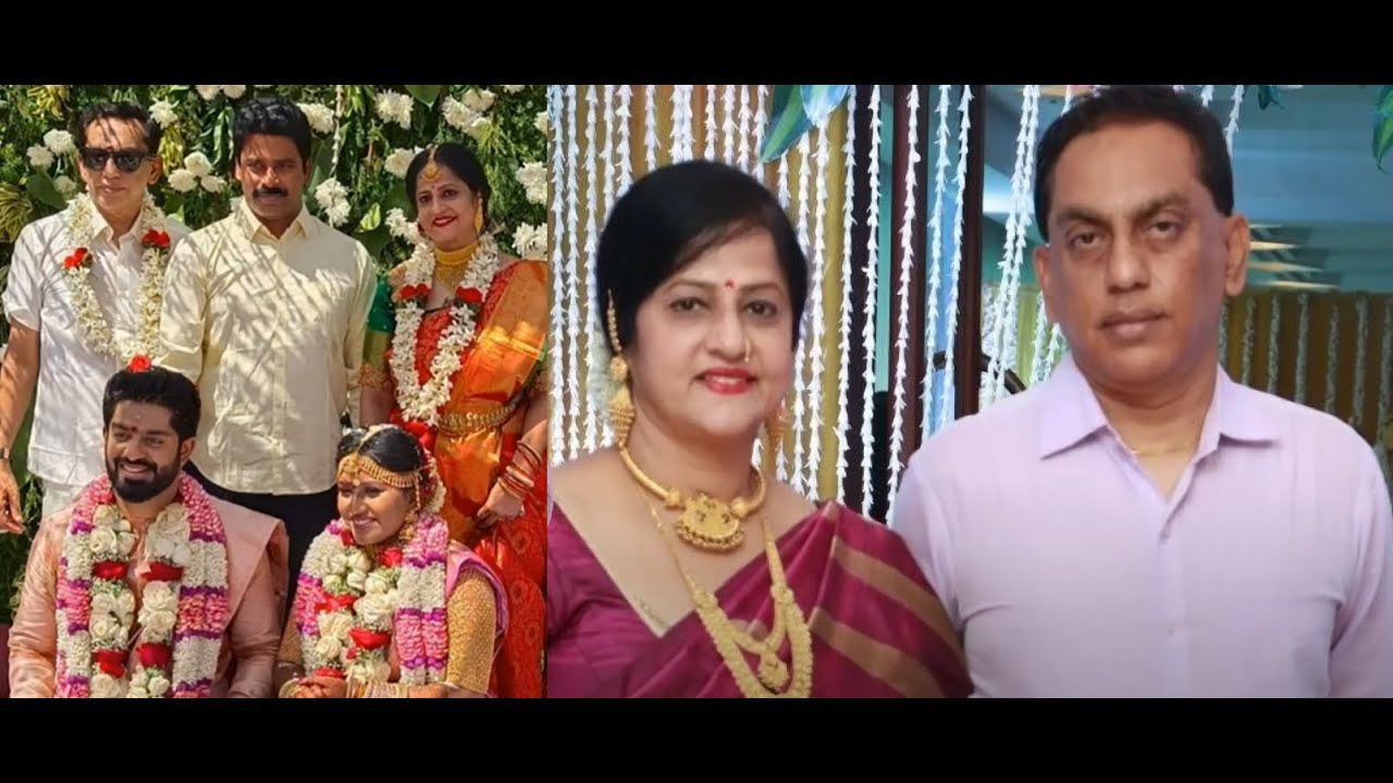 Actress Jaymalini son wedding photos | Jayamalini son marriage ...