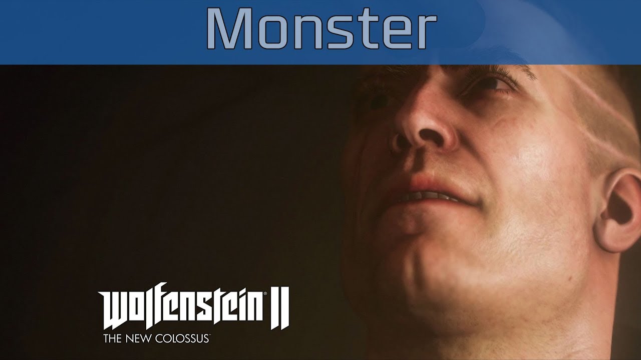 Wolfenstein II: The New Colossus - Monster Walkthrough [HD 1080P] - YouTube