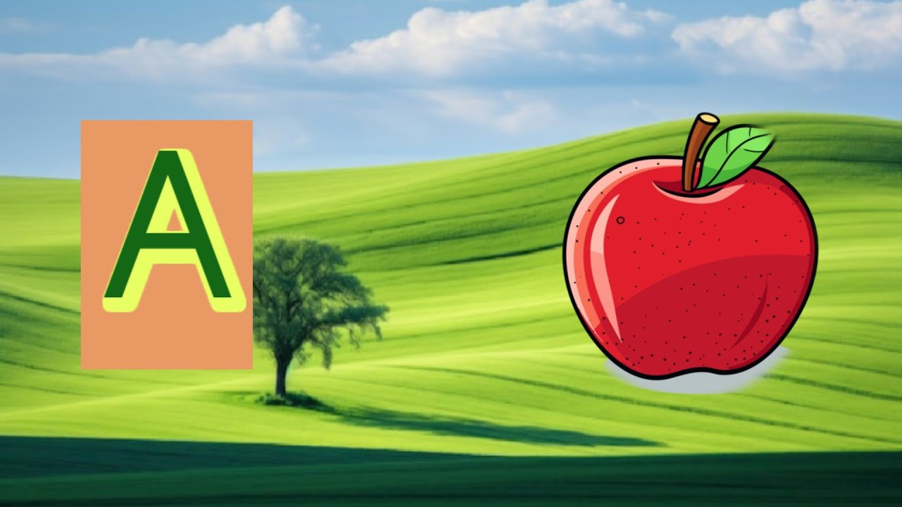 A for Apple/B for book/C for cheese/Abcd chart for nursery/Abcd baby ...