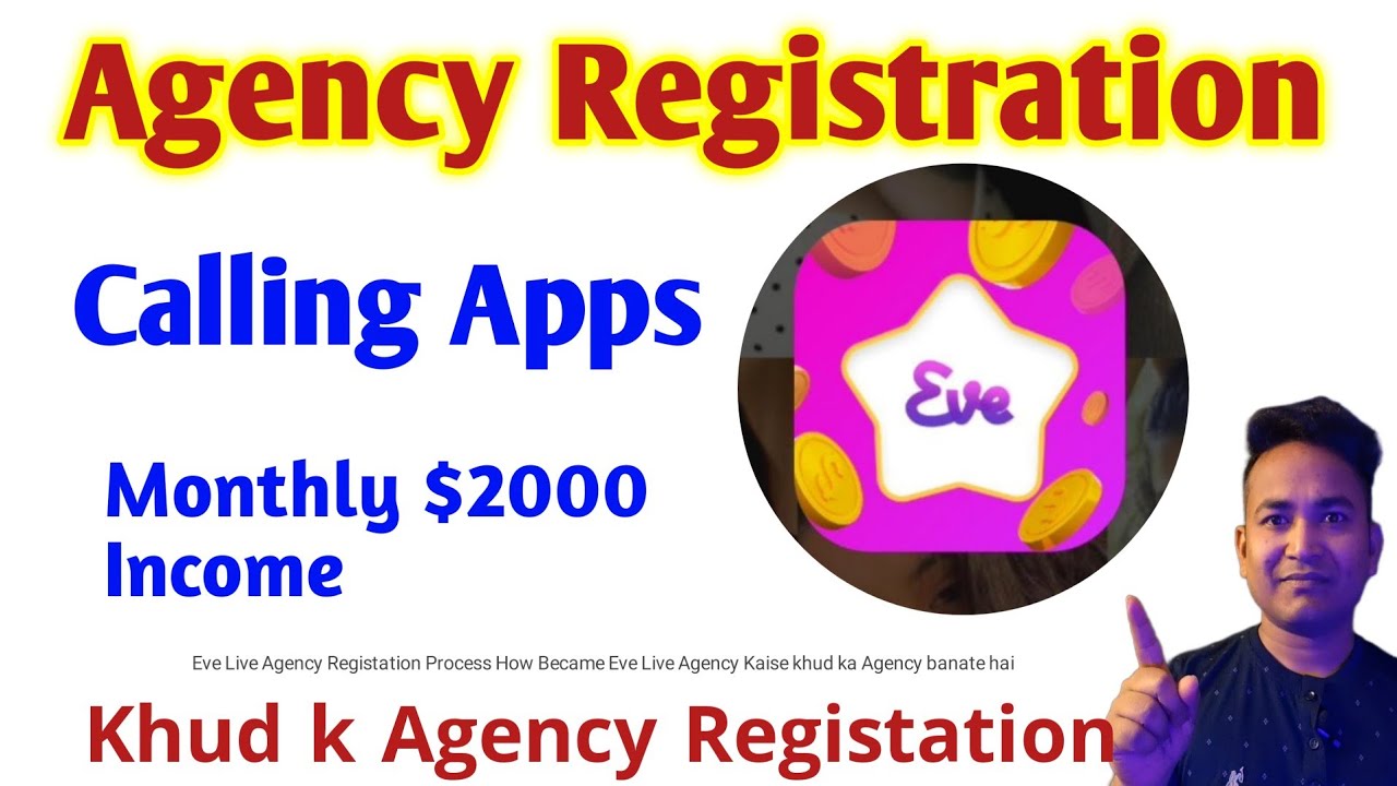 Eve Live Agency Registation Process How Became Eve Live Agency Kaise ...