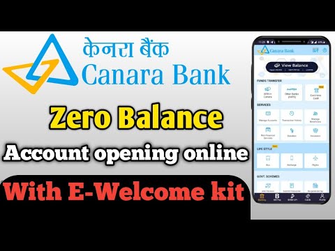 Canara bank zero Balance account opening online|Canara bank online ...