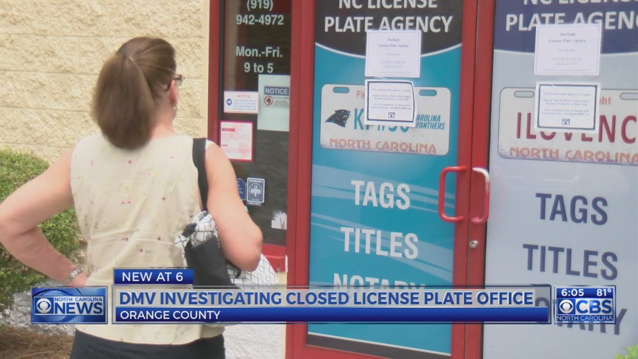 State investigating closed license plate agency - YouTube