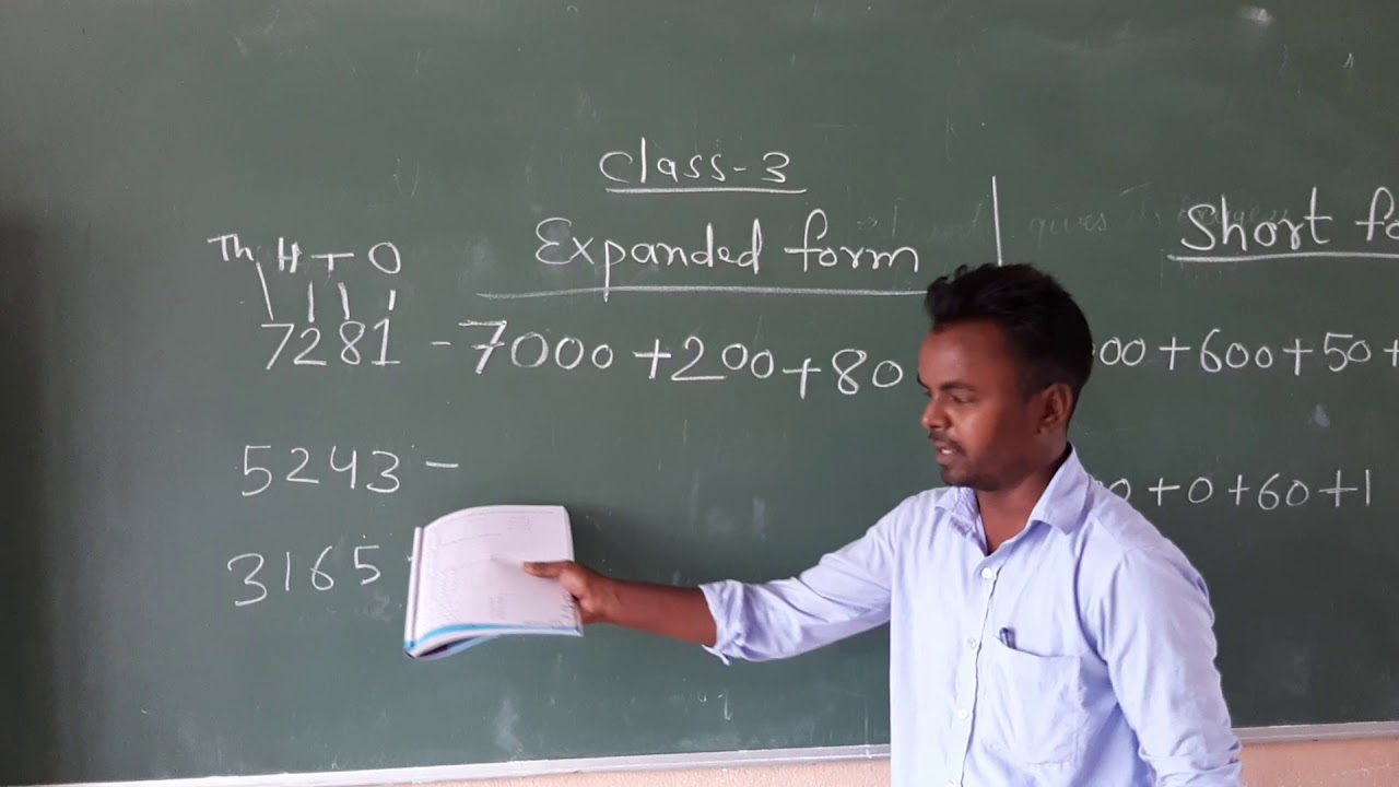 Class 2 and 3 expanded form and short form introduction - YouTube