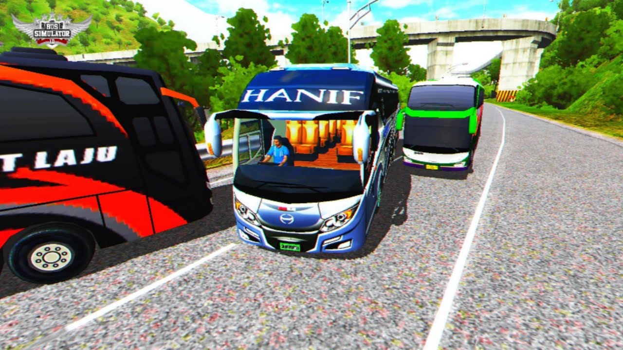 Bus simulator Indonesia, Hanif Bd bus games video##Android - YouTube