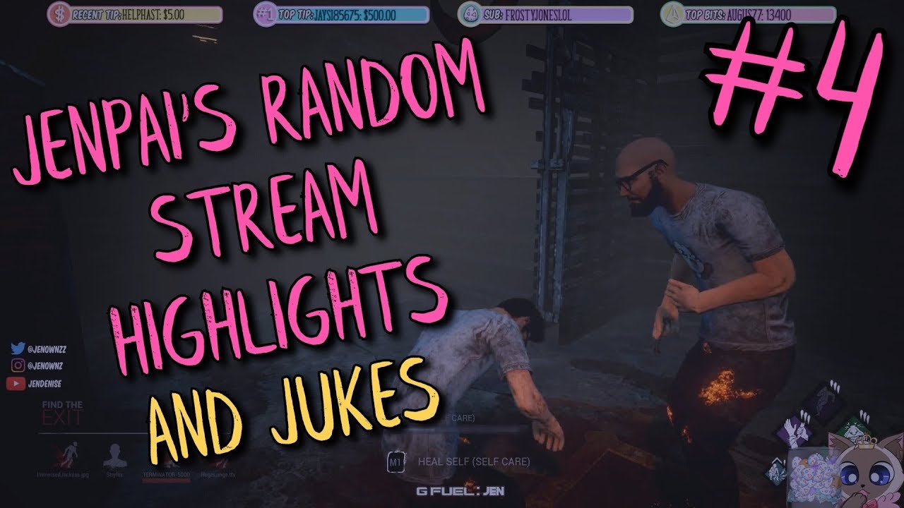 Jenpai's Random Stream Highlights AND JUKES #4 | Dead by Daylight - YouTube