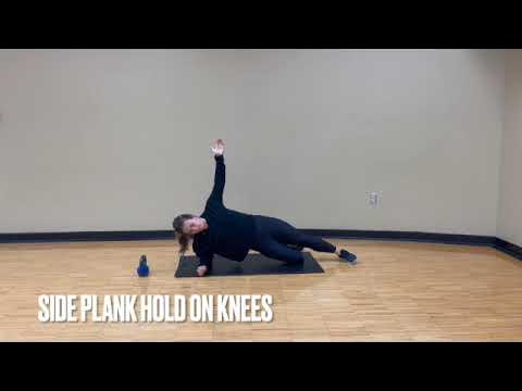 Side Plank Hold on Knees - YouTube