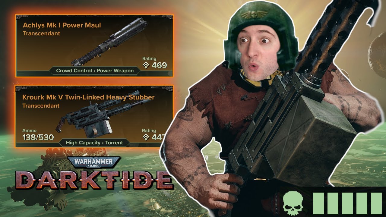 NEW OGRYN POWER MAUL with BUFFED Heavy STUBBER Damnation Darktide ...