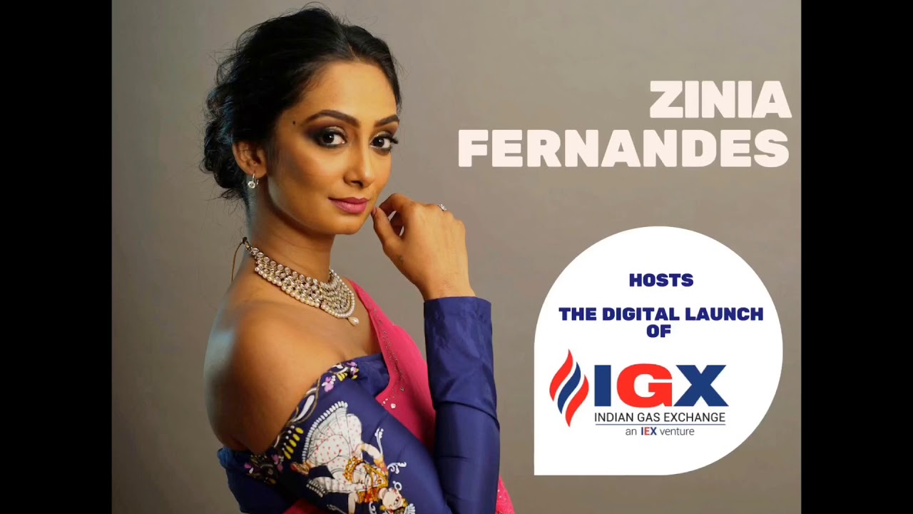 Anchor / Presenter / Podcaster Zinia Fernandes hosts the virtual launch ...