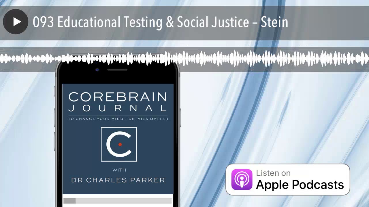 093 Educational Testing & Social Justice – Stein - YouTube