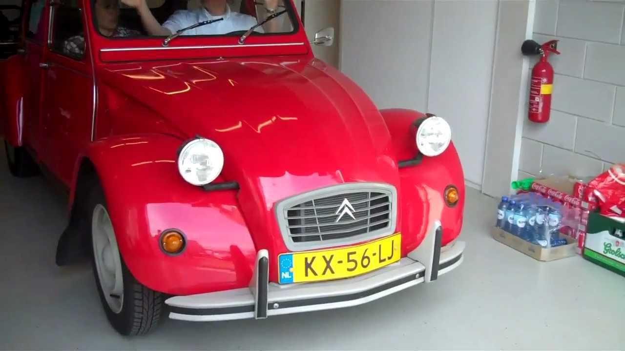 2CVolt Test Run Electric 2CV - YouTube