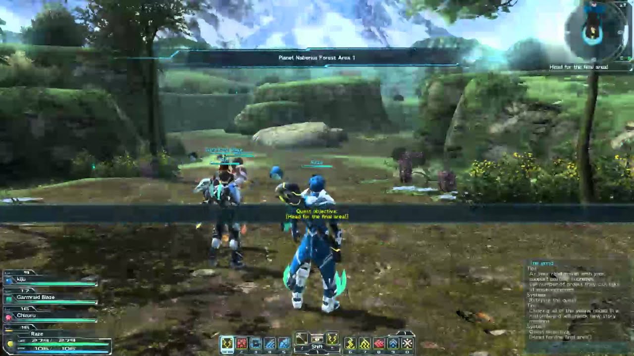 PSO2 Test Run - YouTube