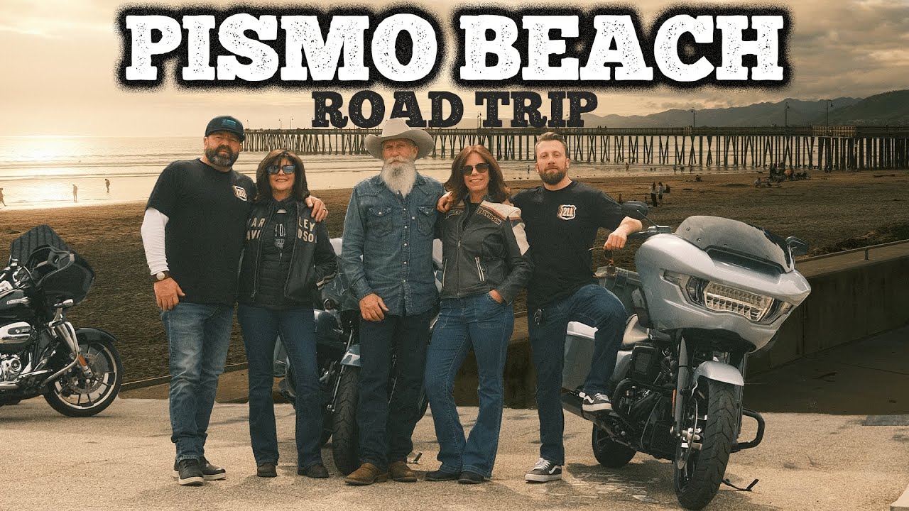 Couple's Motorcycle Ride to PISMO BEACH! - YouTube
