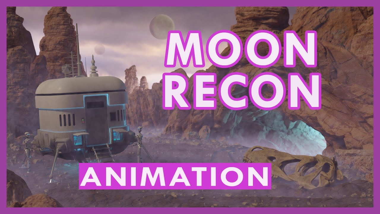 Moon Recon (Short Blender Animation) - YouTube