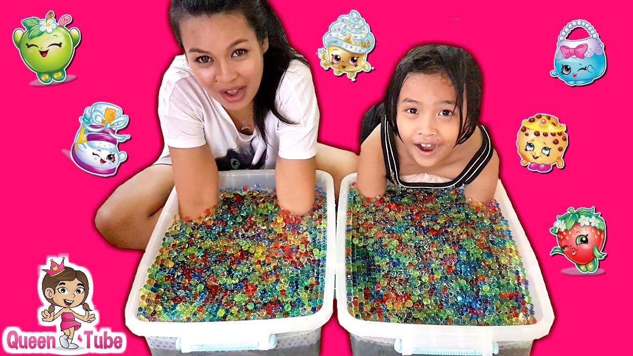 Orbeez Challenge น้องควีน Vs. มามี้ - YouTube
