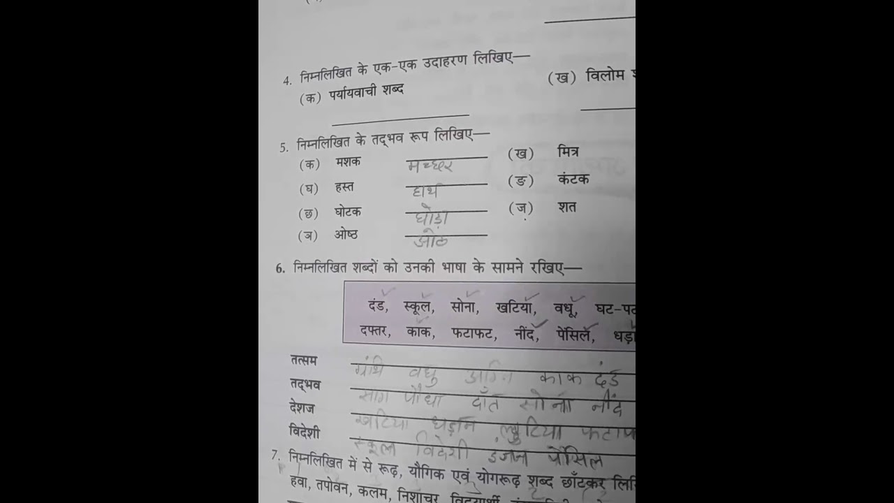 Hindi Vyakaran Class 8 chapter 1 19 July YouTube hindi-vyakaran-class-8-chapter-1-19-july-youtube