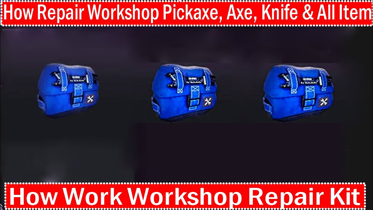 Icarus How Repair Workshop Pickaxe, Axe, Knife & All Item New Update ...