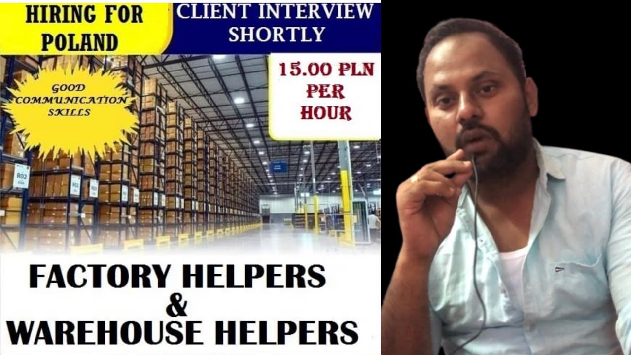 Hiring For Poland 🇵🇱, as a Factory Helpers & Warehouse Helpers - YouTube