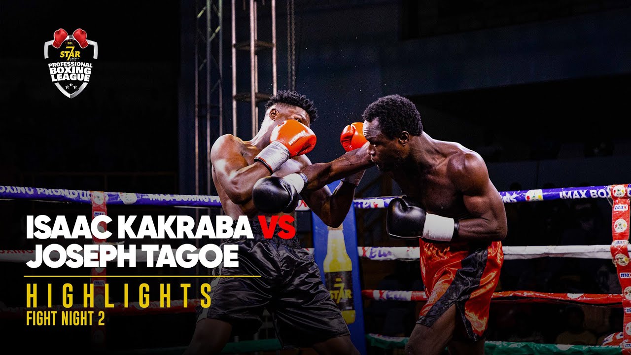FIGHT HIGHLIGHTS || Isaac Kakraba VS Joseph Tagoe - YouTube