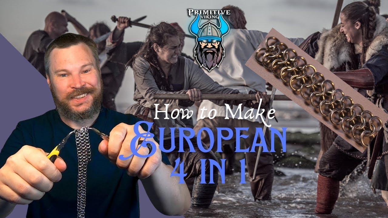 How to make European 4 in 1 Chainmail - YouTube