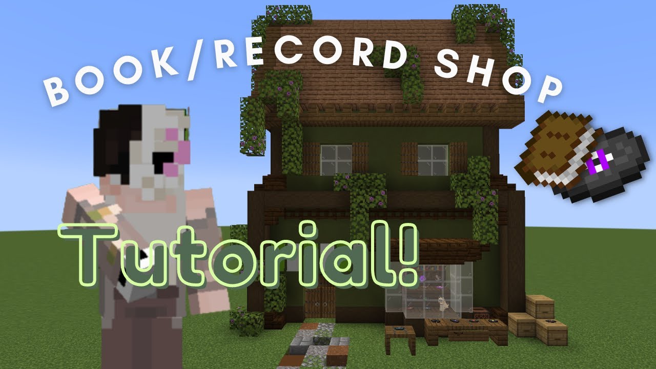 How To Build A Vintage Bookshop! (Minecraft Tutorial) - YouTube