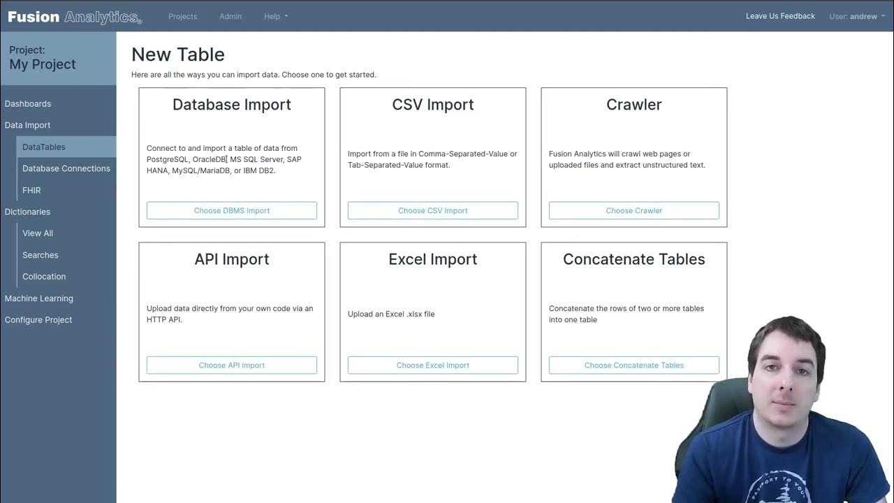 Importing Data from a Relational Database - YouTube