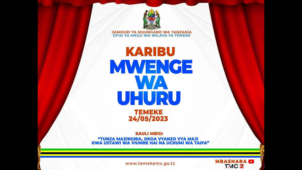 #LIVE MAPOKEZI YA MWENGE WA UHURU MANISPAA YA TEMEKE - YouTube