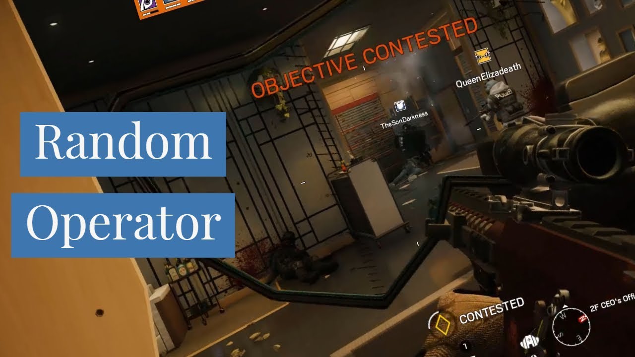 Rainbow 6 siege random operator challenge (r6 #4) - YouTube