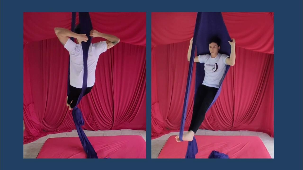Oficina Virtual Tecido Acrobático Iniciante Etapa 5 Figuras E