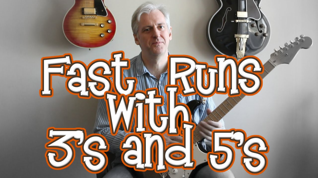 Fast runs mixing 3 and 5 note groups - YouTube