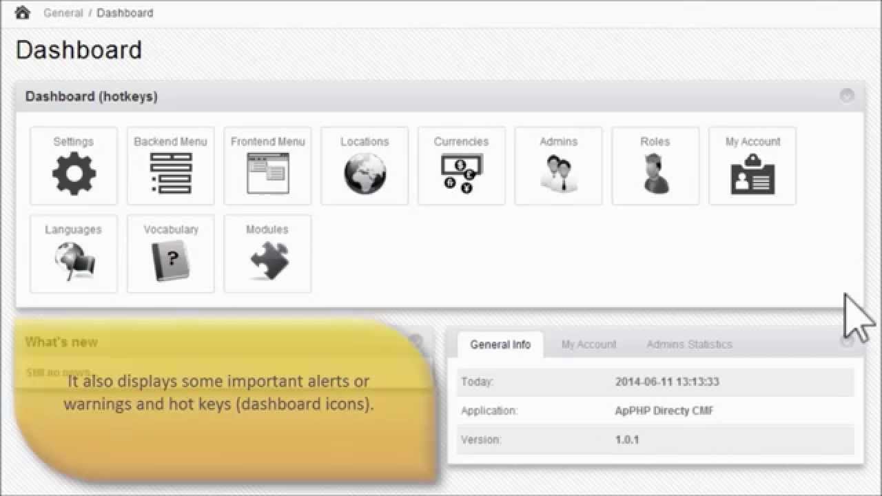 Introduction to Directy CMF (PHP Content Management Framework) - YouTube