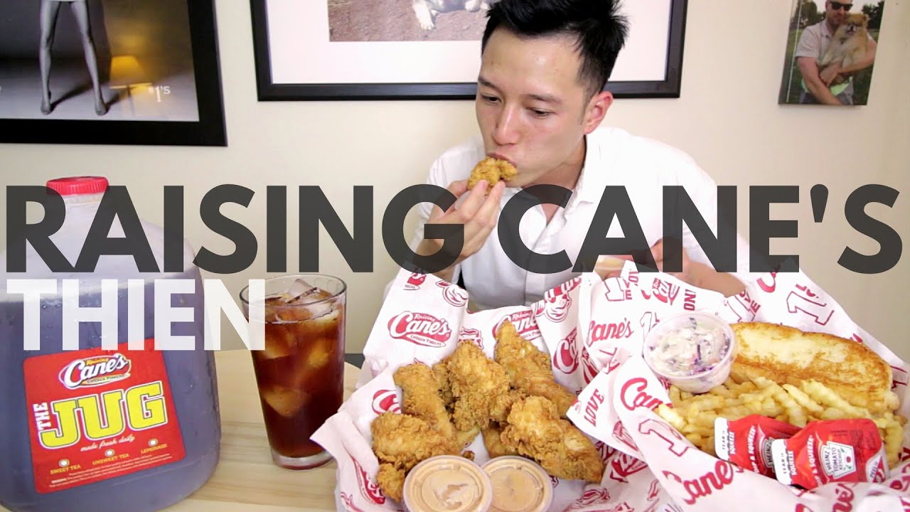 [mukbang with THIEN]: Raising Cane's (Chicken Fingers with Cane's Sauce ...