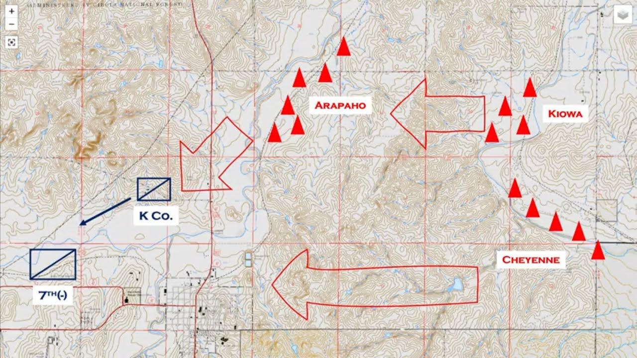 Custer at the Battle of the Washita - YouTube