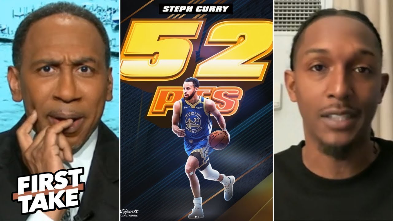 FIRST TAKE | "Steph Curry OWNS PG GOAT crown" - Stephen A. on Curry 52 Pts; Warriors into No. 5 ...