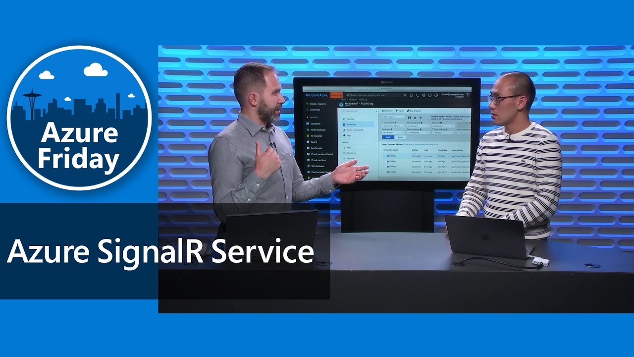 Azure Signalr Service Azure Friday Youtube