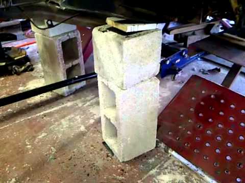 Sub frame alignment jig, Mustang II susp. for Stude Part 4 - YouTube