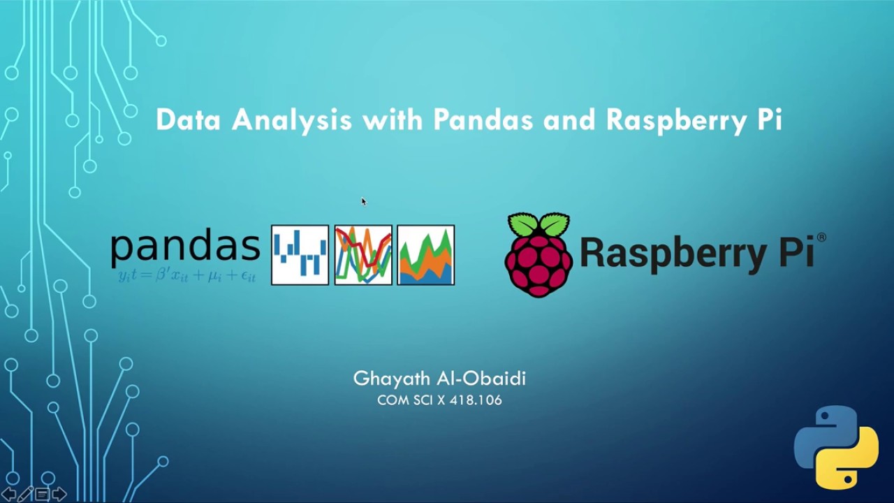 Pandas And Raspberry Pi Data Analysis Youtube