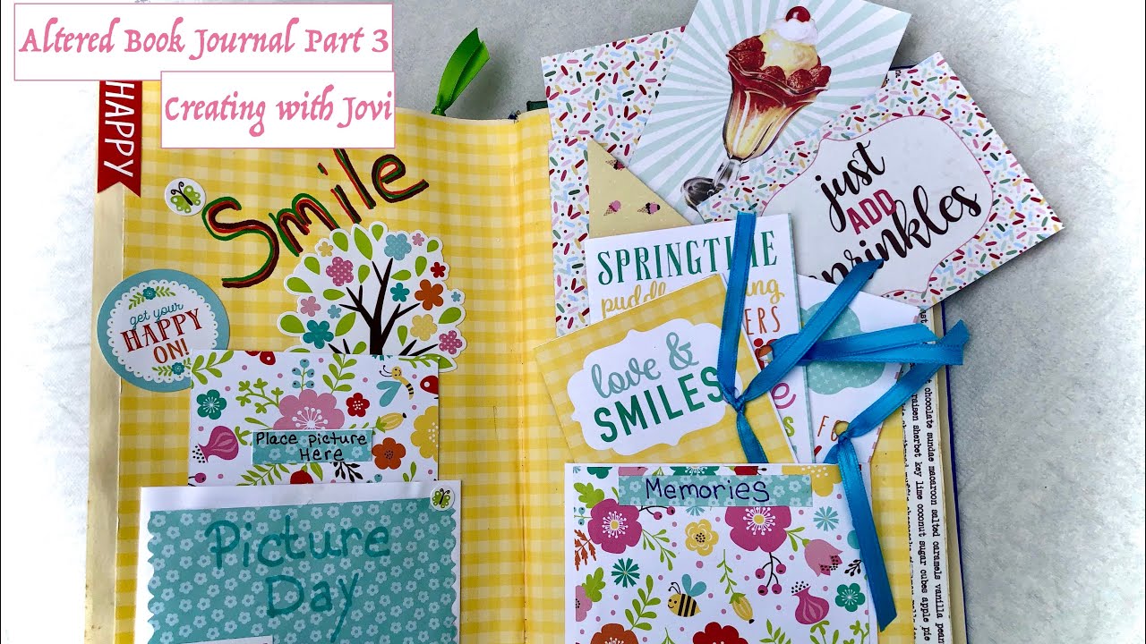 DIY Altered Book Junk Journal Flip Through Part 3 of 3 - Altered Book ...