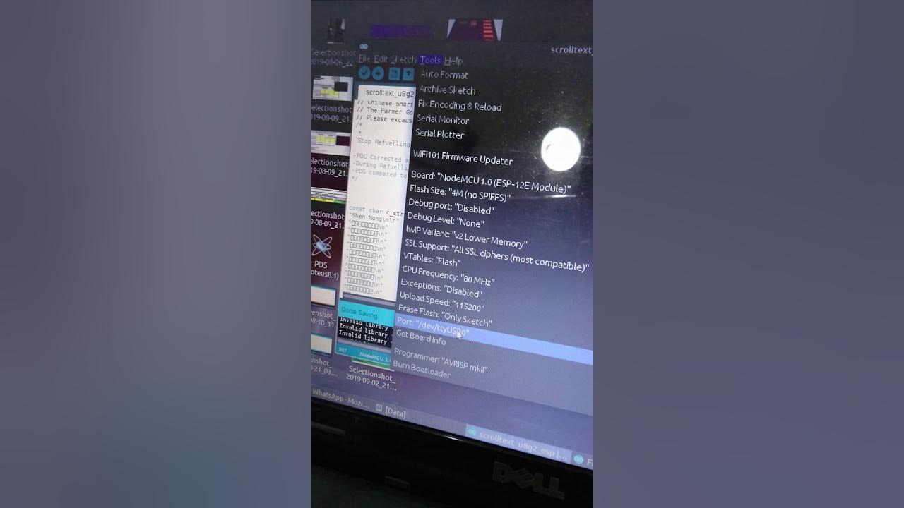 Upload sketch arduino ide to nodeMCU esp8266 - YouTube