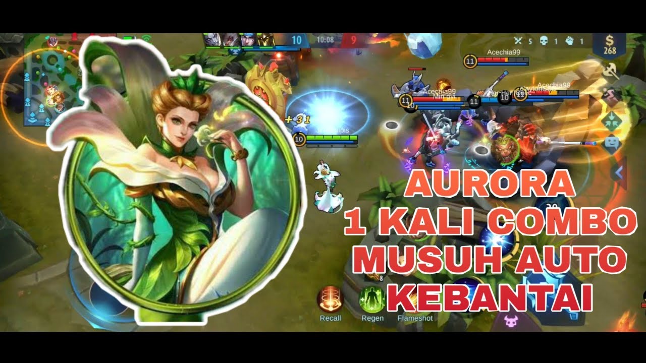 AURORA COMBO MEMATIKAN + FLAMESHOOT - YouTube