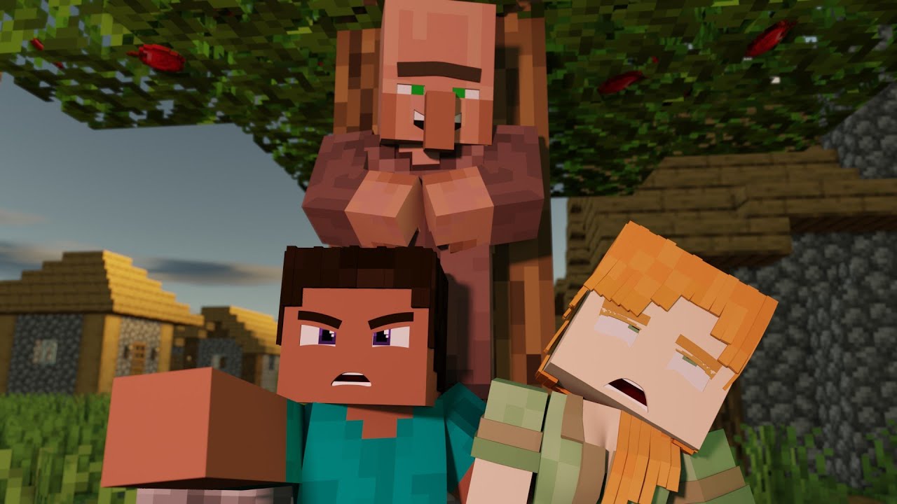 The Slap - Alex and Steve Life (Minecraft Animation) - YouTube