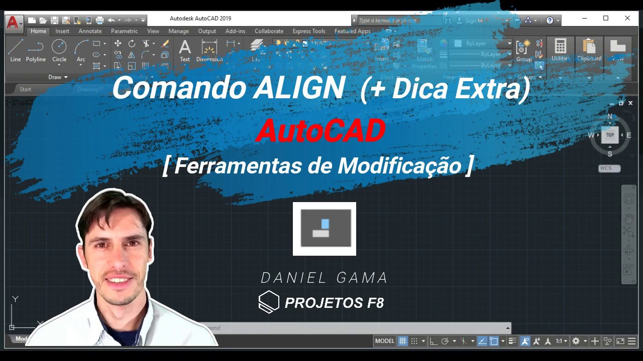 AutoCAD | Comando ALIGN - Ferramentas de Modificação [Vídeo 14] - YouTube