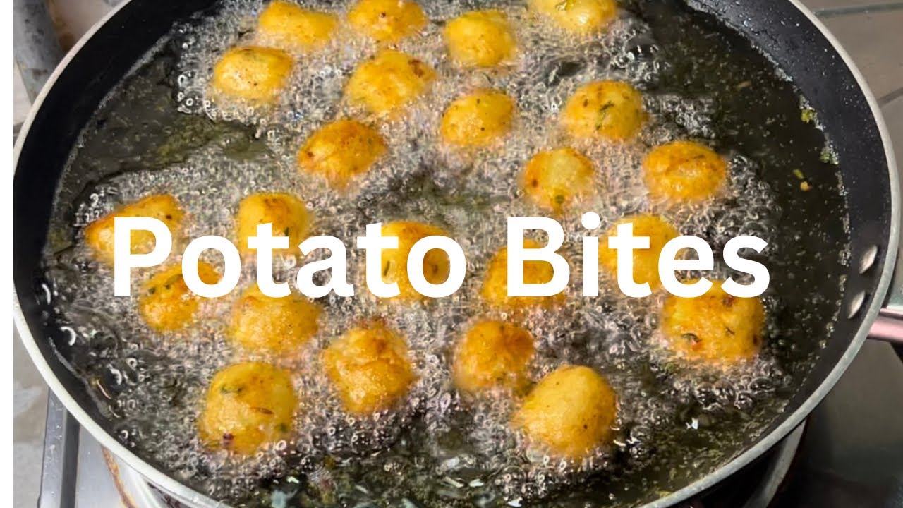 Potato Bites/Crispy Potato Bites/Snacks Recipe/Potato Recipe/Allo k ...