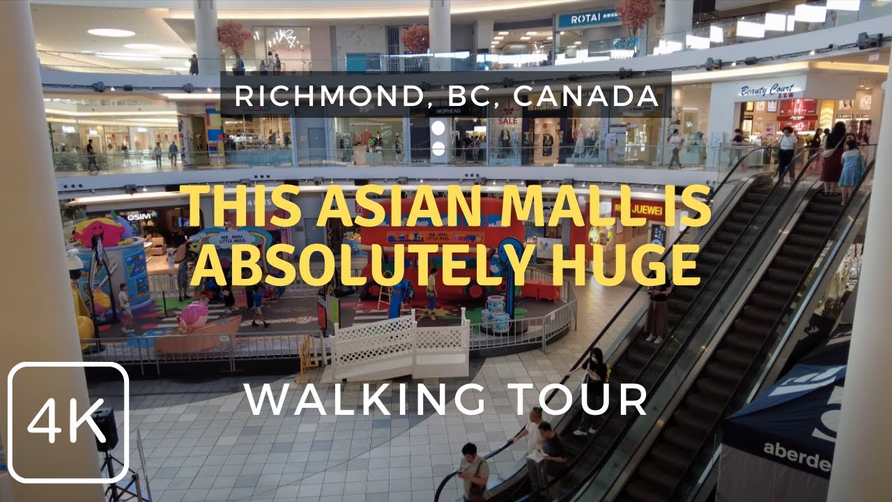 Walking Tour Inside a Huge Asian Shopping Mall: Aberdeen Centre in ...