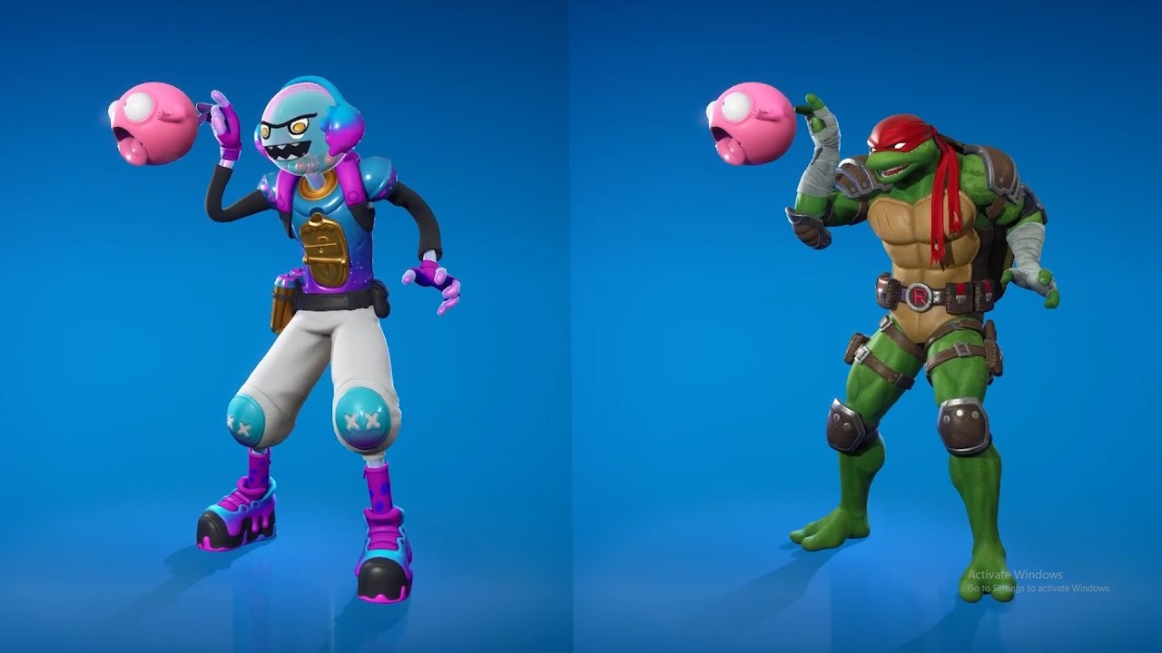 [New] Raphael doing Funny Built In Emotes in Fortnite #1 (Ninja Turtles ...