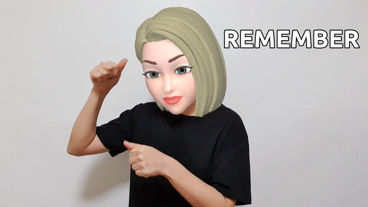 How To Sign Remember In American Sign Language ASL YouTube